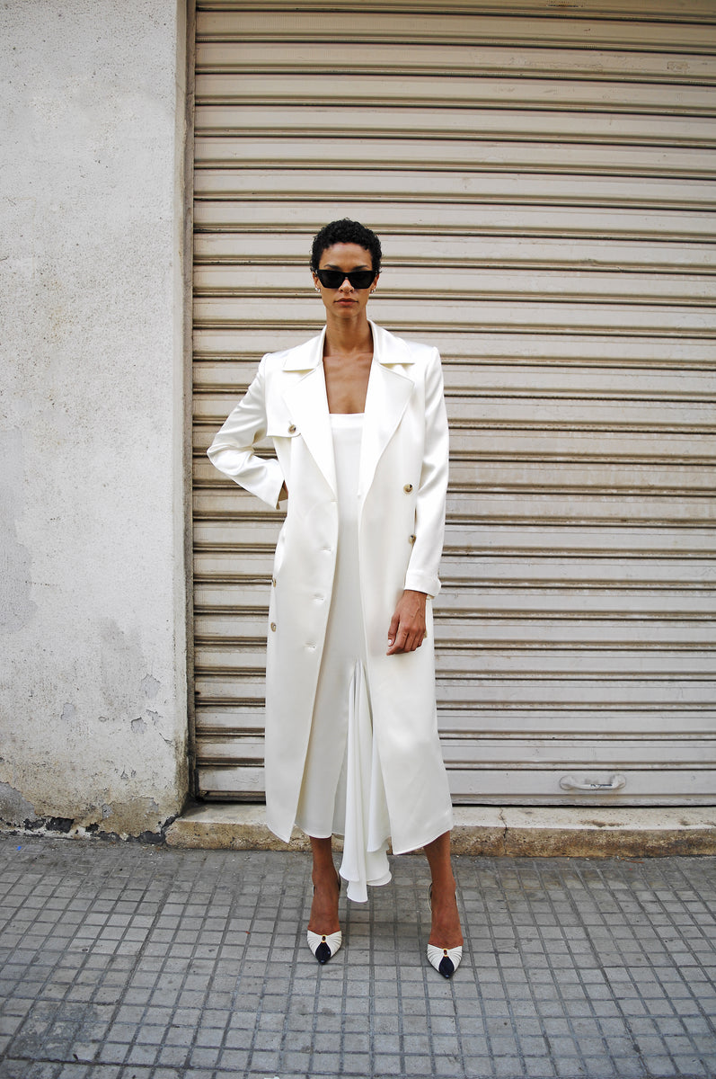 MARLENE COAT in ivory – RACIL